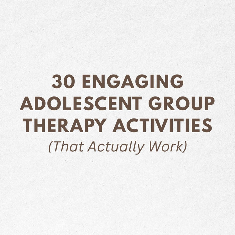 30 Engaging Adolescent Group Therapy Activities (That Actually Work ...