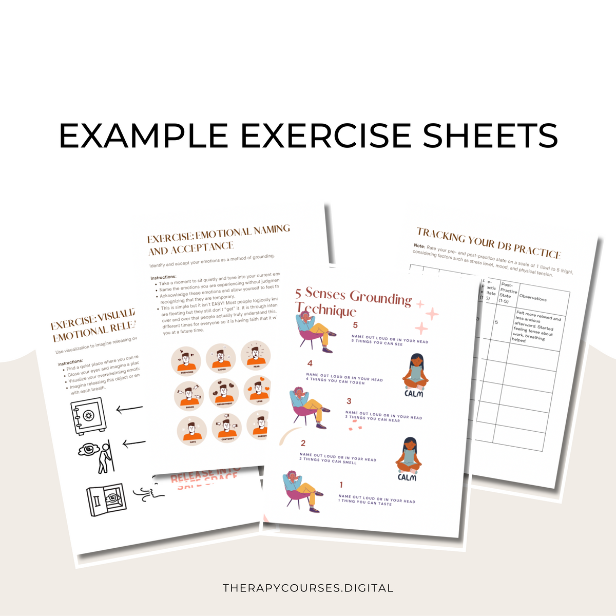 Somatic Therapy Worksheets - Education, Somatic Exercises, Awareness ...