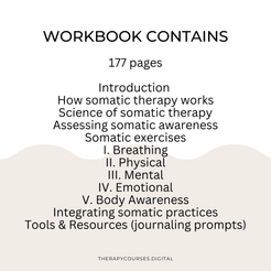 170 Somatic Therapy Worksheets - Intro, Somatic Exercises, Awareness ...