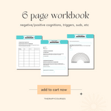 6 EMDR Target Mapping Worksheets - SUDS, Cognitions + Done for you EMD ...