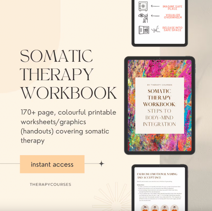 170 Somatic Therapy Worksheets - Intro, Somatic Exercises, Awareness ...