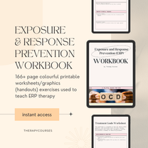 ERP Therapy Worksheets - Exposure & Response Prevention for OCD + PTSD ...