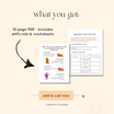 ANTs Automatic Negative Thoughts Worksheets - CBT Activities for Teens ...