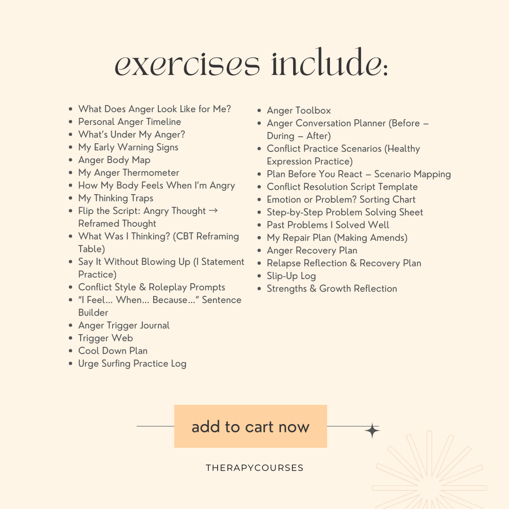 Anger Management Worksheets for Teens - 30+ Printable Exercises Handou ...