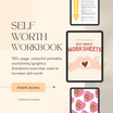 150 Self Worth Worksheets for Adults - Exercises, Tools, Growth Mindse ...